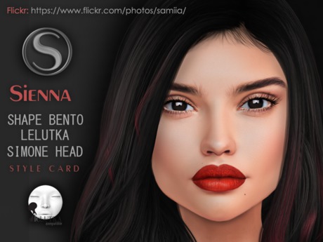 Second Life Marketplace - Samia - Lelutka Simone Head - Sienna Shape