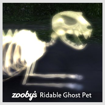 Second Life Marketplace - Zooby Ridable Ghost Pet BOXED