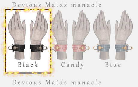 Second Life Marketplace - Devious Maids - Manacle - Black
