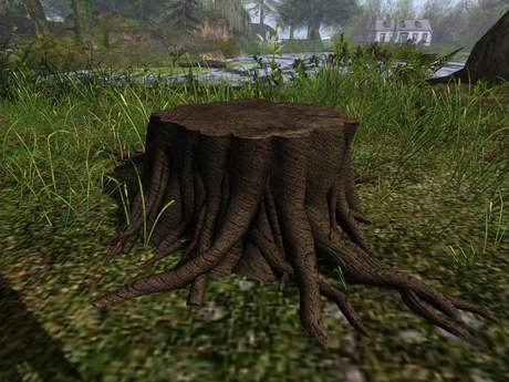Second Life Marketplace - Sensation Poses Tree stump posing prop w 5 ...