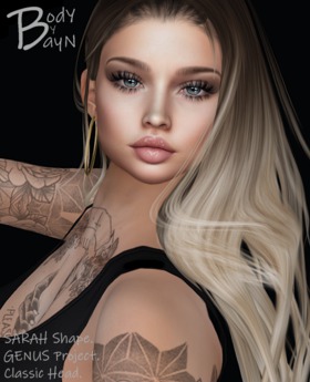 Second Life Marketplace - ~BodY By BayN~ SARAH Shape - GENUS - Classic Face