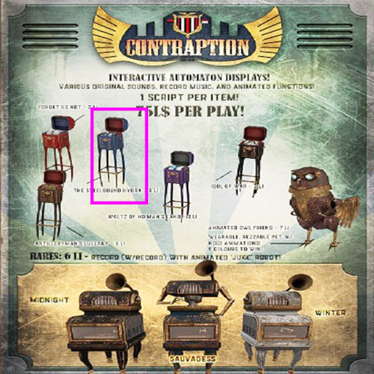 Second Life Marketplace - [ContraptioN] The Journey: The Steelbound Hydra
