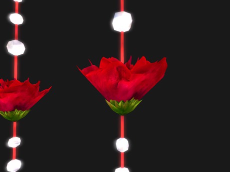 Second Life Marketplace - Flower String Curtain Red Rose