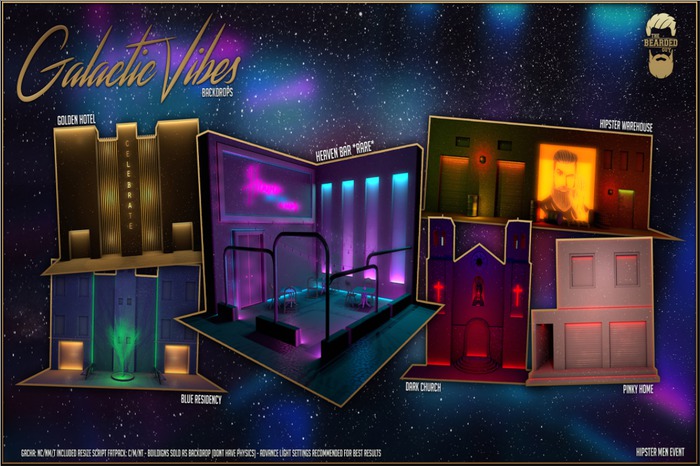 Second Life Marketplace - [Box] Blue Residency - Galactic Vibes - The ...
