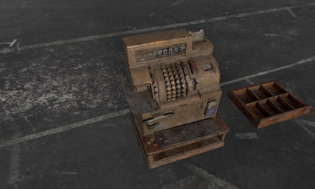 Second Life Marketplace - Vintage Cash Register / 2 Versions / Clean ...