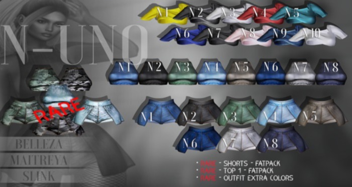 Second Life Marketplace - N-Uno - Tina Top 2 // N 9