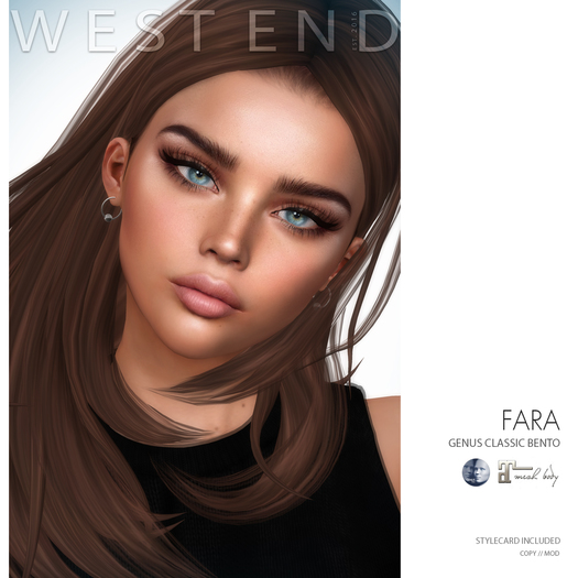 Second Life Marketplace - [ west end ] Shapes - Fara (Genus Classic ...
