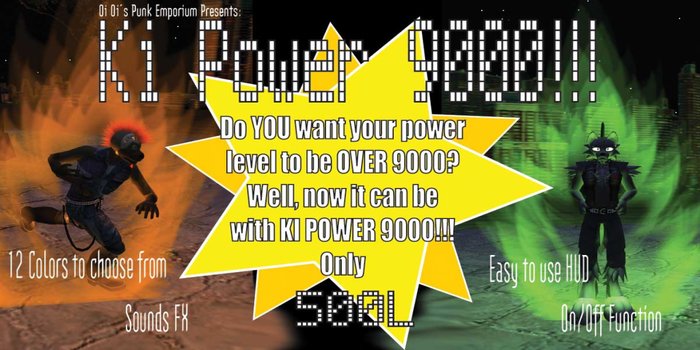 Second Life Marketplace - Oi Oi's Ki Power 9000