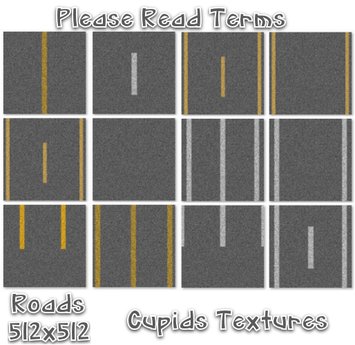 Second Life Marketplace - 12 Road Textures