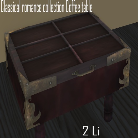 Second Life Marketplace - +Inner Mantra+ Classical Romance Coffee Table
