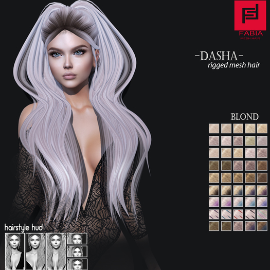 Second Life Marketplace - -FABIA- Mesh Hair Blond