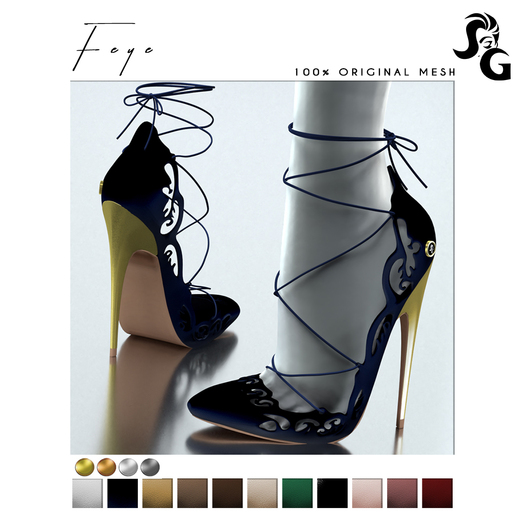 Second Life Marketplace - ::SG:: Feye Shoes - MAITREYA