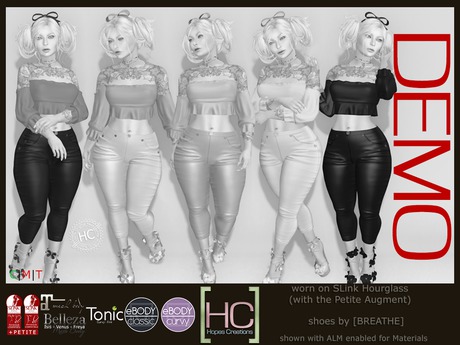 Second Life Marketplace - [HC] Ora Pants Outfit DEMO