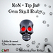 Second Life Marketplace - NoN - Gem Skull ruby TIPJAR
