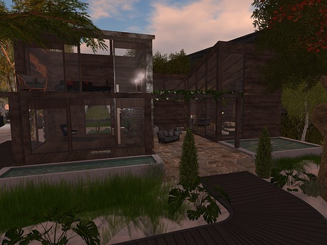 Second Life Marketplace - ASPEN ATRIUM modern Mesh House
