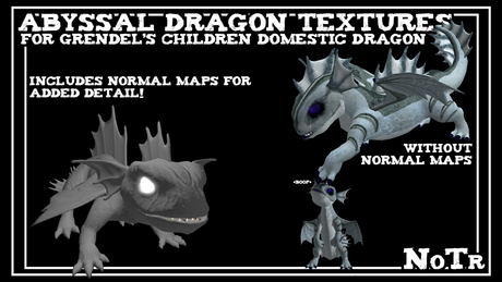 Second Life Marketplace - .:NoTr:. Abyssal Dragon Skin Textures