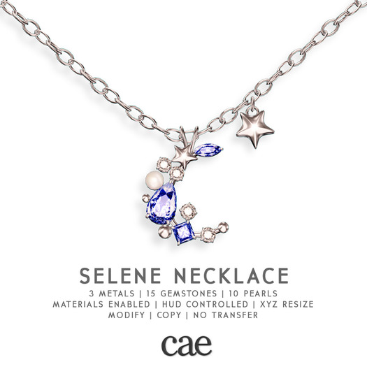 Second Life Marketplace - Cae :: Selene :: Necklace [bagged]