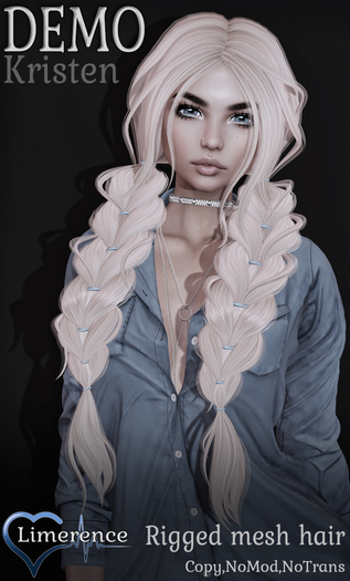 Second Life Marketplace - {Limerence} Kristen hair-DEMO