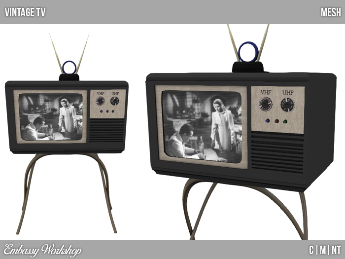 Second Life Marketplace - EW - Vintage TV