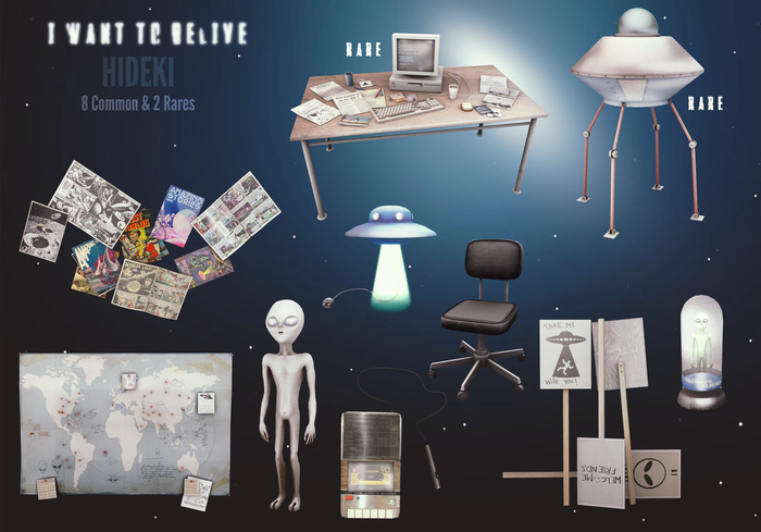 Second Life Marketplace - HIDEKI - UFO Sighting interview recorder