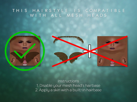Second Life Marketplace - (Compatible w/ all mesh heads) rezology Pixie ...