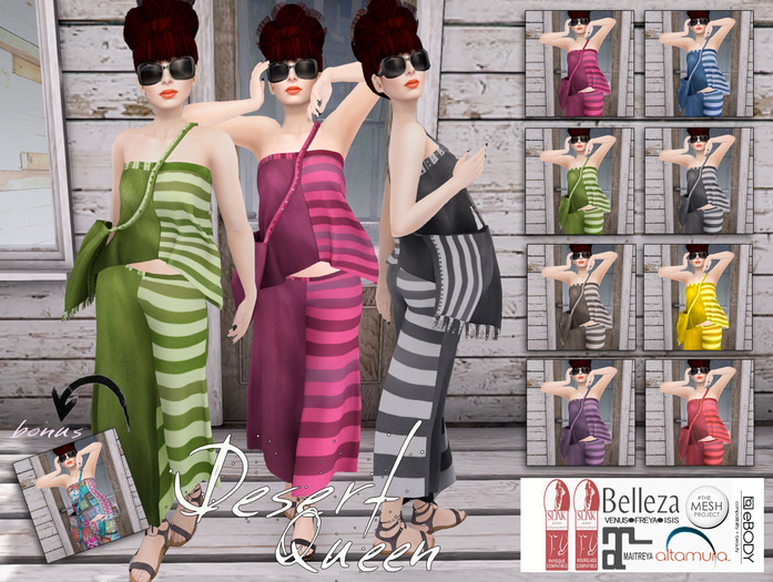 Second Life Marketplace - cae.b - Desert Queen - with Hud - Bagged