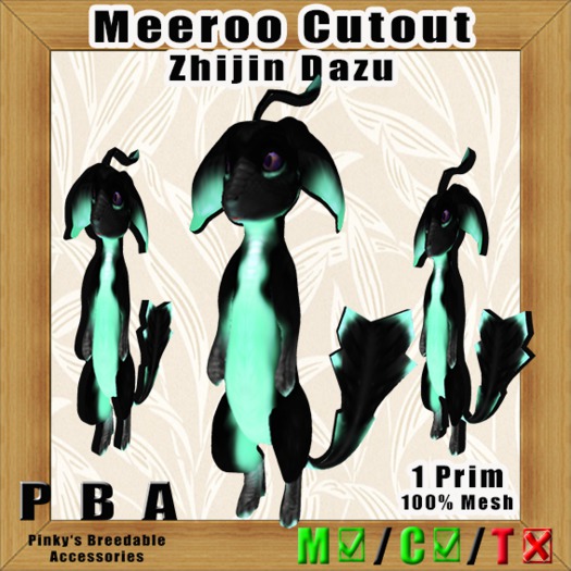 Second Life Marketplace - Meeroo Cutout Zhijin Dazu (Mesh)