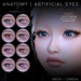 Second Life Marketplace - ANATOMY - ARTIFICIAL EYES - COMMON RED