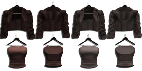 Second Life Marketplace - PROMO! " VOOH " AMANDA JACKET AND TOP IN 10 ...