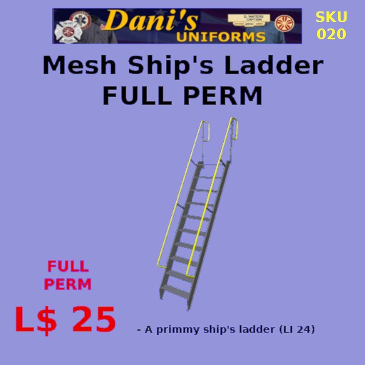 Second Life Marketplace - Ship's Ladder FULL PERM