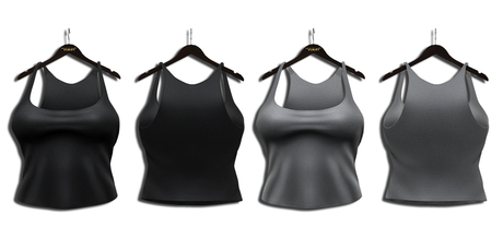Second Life Marketplace - " VOOH " SHEILA TANK TOP IN 10 COLORS TO MIX ...