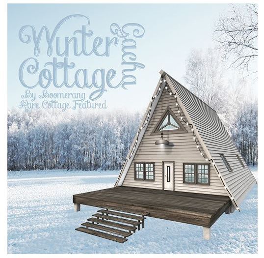 Second Life Marketplace - [Boomerang] Winter Cottage RARE