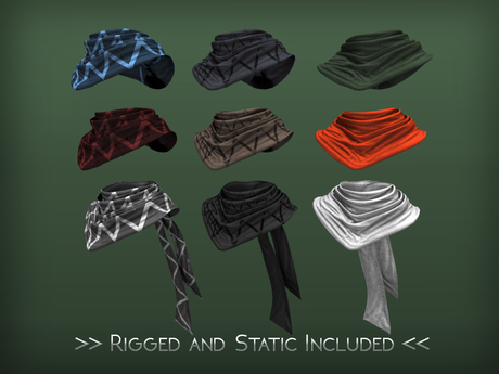 Second Life Marketplace - [P.0.E] - Wayfarer Fantasy Scarf