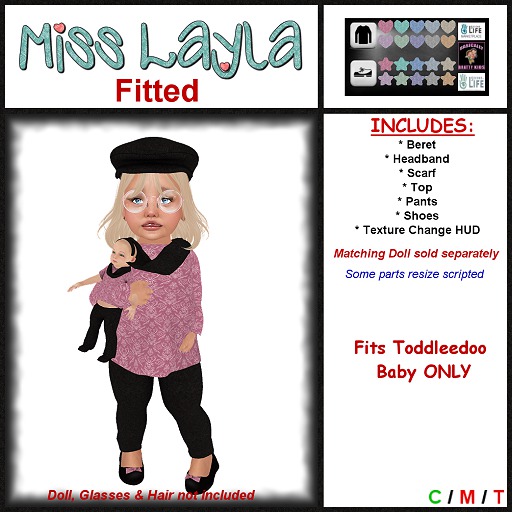 Second Life Marketplace - Miss Layla Outfit {Fitted} - TDB
