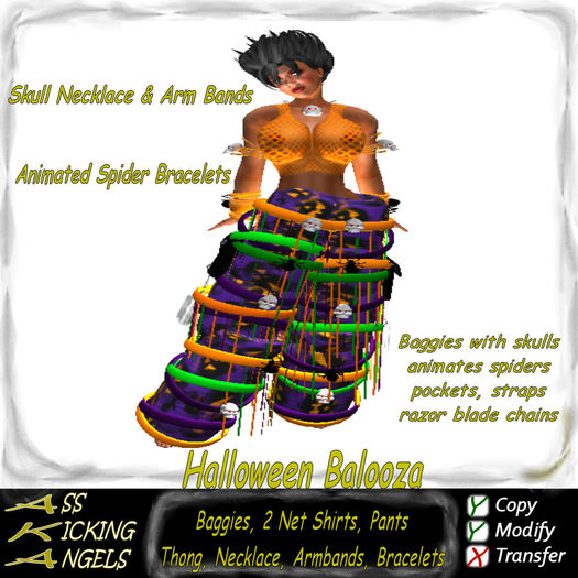 Second Life Marketplace - AKA Halloween Balooza Baggies