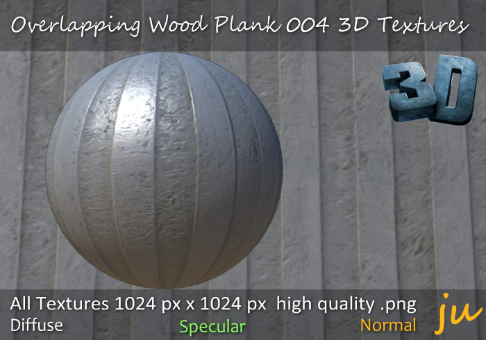 Second Life Marketplace - JU Overlapping Wood Plank 004 3D Textures ...