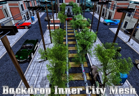 Second Life Marketplace - [PMF] BACKDROP THE CITY MESH