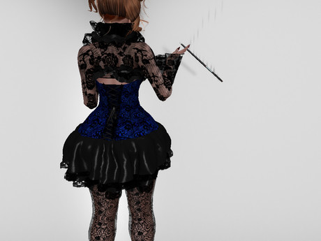 Second Life Marketplace - Sexy gothic corset burlesque, baroque.