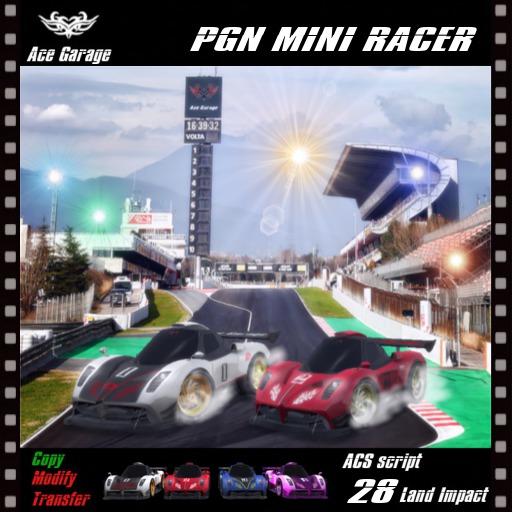 Second Life Marketplace - [A.G] PGN MINI RACER