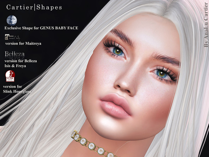Second Life Marketplace - Aubrey Shape for Genus Baby Face