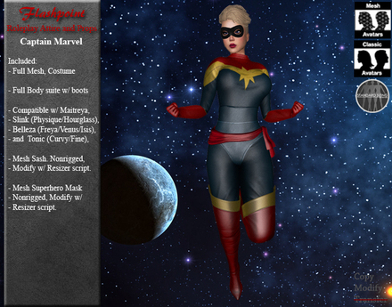 Second Life Marketplace - Captain Marvel