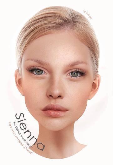 Second Life Marketplace - DeeTaleZ *Appliers* GENUS Head "Sienna ...