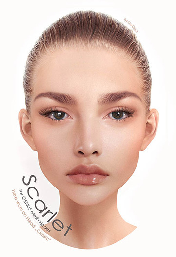 Second Life Marketplace - DeeTaleZ DEMO *Appliers* GENUS Head "Scarlet ...