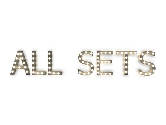Second Life Marketplace - [Px] "ALL SETS" Illuminated Light Bulbs Sign