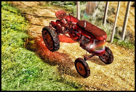 Second Life Marketplace - My Rainbow Tractor .:Tribal Tuesday:.(Boxed)