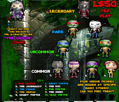 Second Life Marketplace - GACHA - Bang! Figures : Kung-Fu Turtles #8 ...