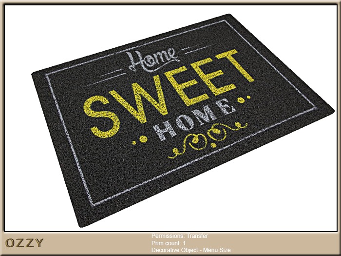 Second Life Marketplace - *$OZZY$* Welcome Rug Sweet