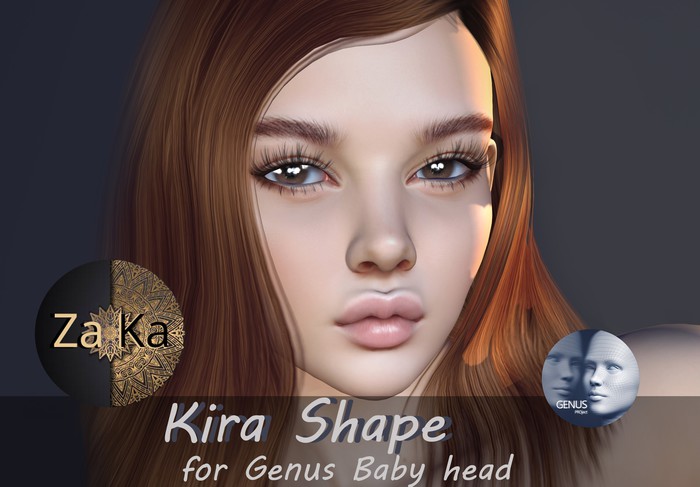 Second Life Marketplace - **ZaKa* Kira Shape Genus Baby face