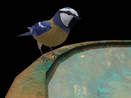 Second Life Marketplace - GD MESH FOUNTAIN OF ANIMATED BIRDS
