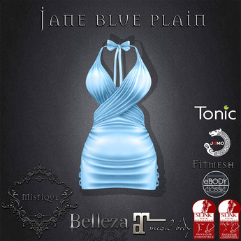 Second Life Marketplace - **Mistique** Jane Blue Plain (wear me and ...